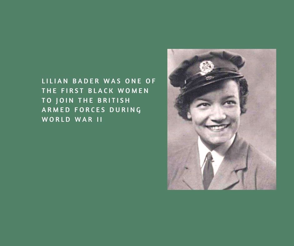 Lilian Bader - One of the first black women to join the British Armed ...